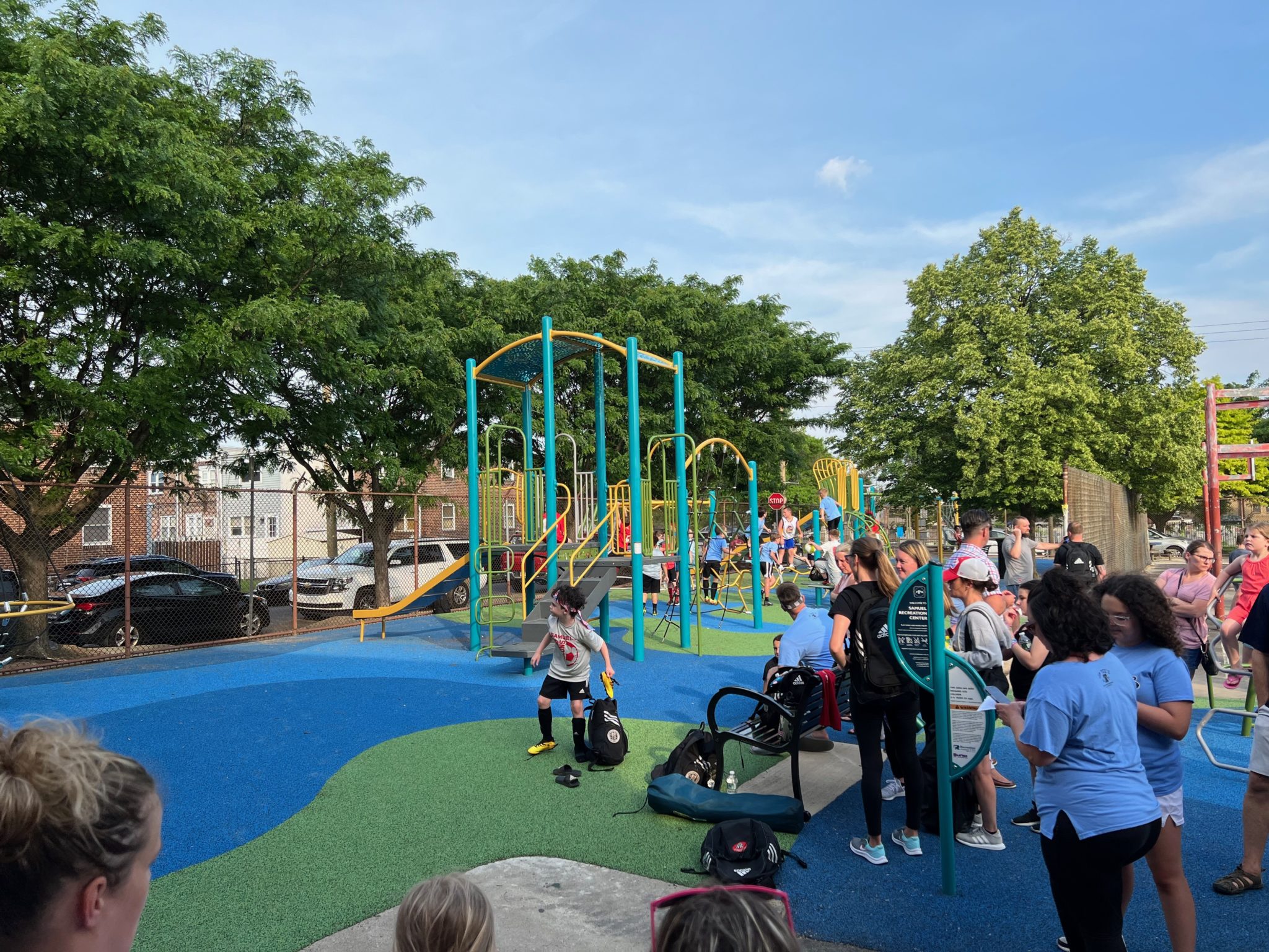 Samuel Recreation Center debuts new playground and athletic field ...